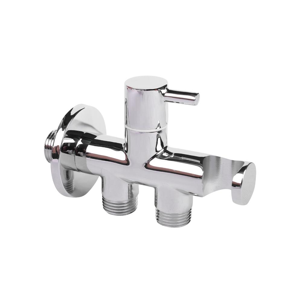 Double Shattaf Angle Valve With Holder - Royal Industrial Trading Co.