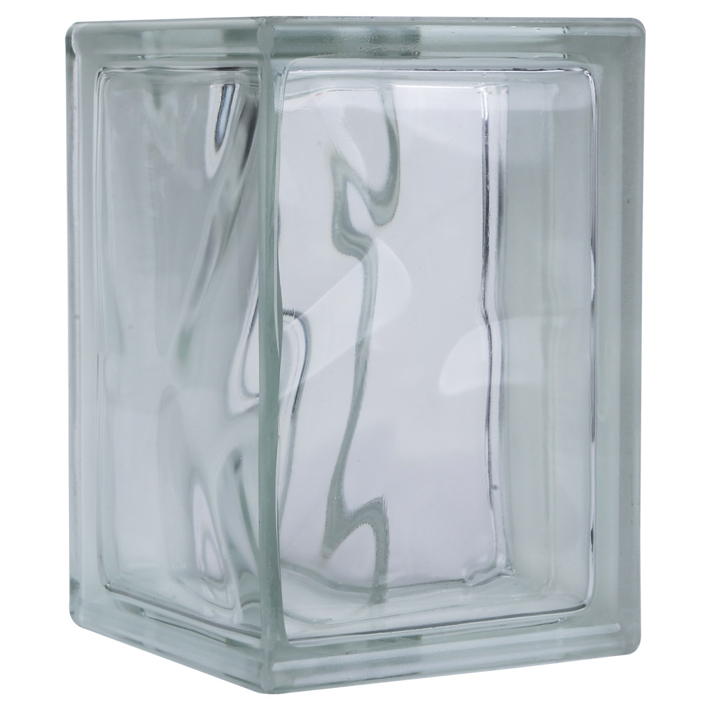 Clear Wave Corner Glass Block - Royal Industrial Trading Co.